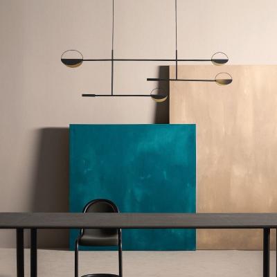 China Modern metal pendant lamp GU10 black gold design light living room indoor Restaurant decoration Pendant Light(WH-AP-256) for sale