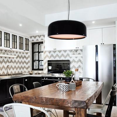 China Vintage pendant light Hotel Bar Restaurant Light Pan  White Black pendant light Suspension Pendant(WH-AP-233) for sale