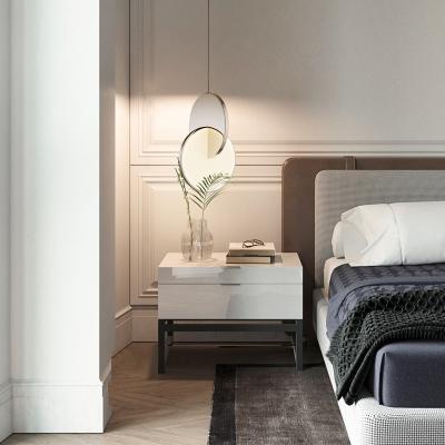 China Modern Circle Pendant Lights Geometric Small Hanging Lamp Bedroom Decorative Indoor Eclipse Pendant Light(WH-AP-266) for sale