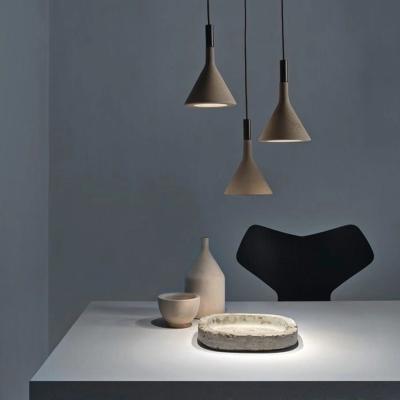 China Nordic Industrial Pendant Lamp Restaurant Bar Living Room Design Aplomb Concrete Pendant Lamp(WH-AP-269) for sale