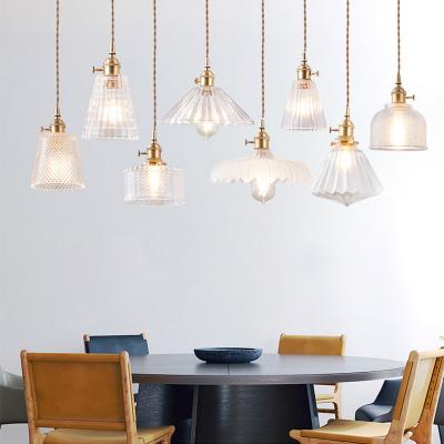 China Postmodern retro Pendant Light industrial Bar Cafe Restaurant Clear Glass Pendant Light Series(WH-AP-272) for sale