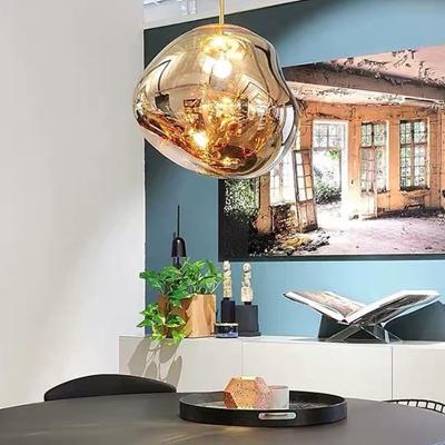 China Postmodern color pendant light ​For Bedroom Dining Room Bar Decor Loft  Home E27 Melt Pendant light(WH-AP-287) for sale