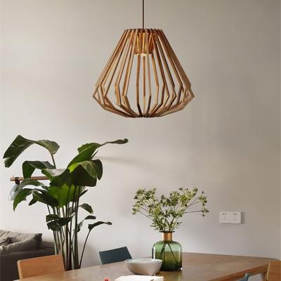 China Nordic Wooden Cage Pendant Lamp For Indoor Home Decor Radcliff Wooden Claw Pendant Lamp(WH-AP-291) for sale