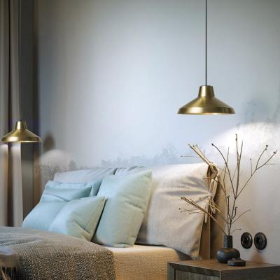 China Single Pendant Light Creative Bedroom Head Idun Modern Industrial Vintage Brass Pendant Light(WH-AP-295) for sale