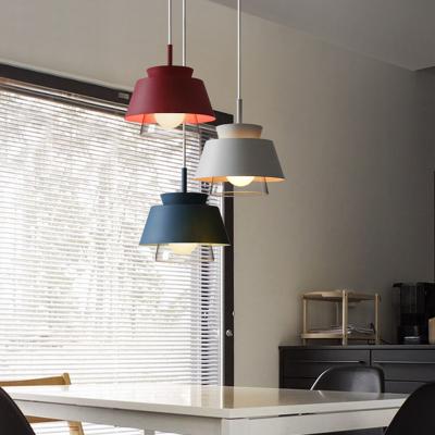 China Nordic Iron Pendant Lamp Decor E27 Roth Scandinavian Contemporary Conical Shaped Pendant Lamp(WH-AP-316) for sale