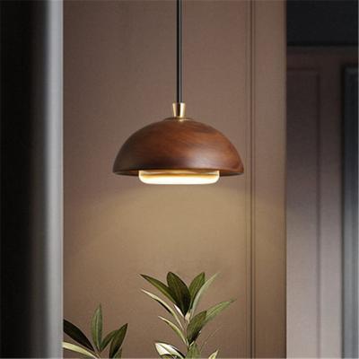 China E27 Loft Art Pendant Light For Dining Room Vidar Scandinavian Acorn Shape Wooden Pendant Lamp(WH-AP-324) for sale