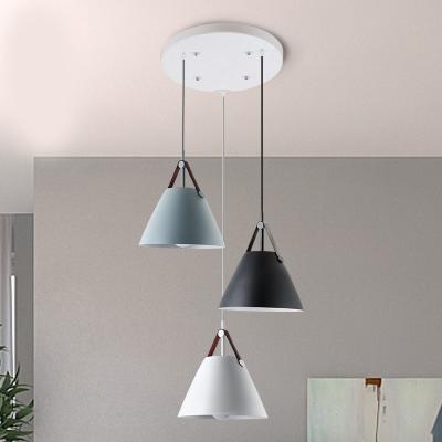 China Vintage Pendant Light Coffee Petronilla Strapped Cone Contemporary Pendant Light(WH-AP-336) for sale
