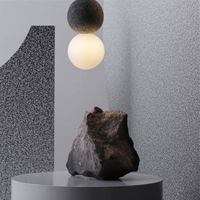 China Nordic Creative Pendant Lamp for Living Room Dorte Cement Scandinavian Minimalist Pendant Light(WH-AP-345) for sale