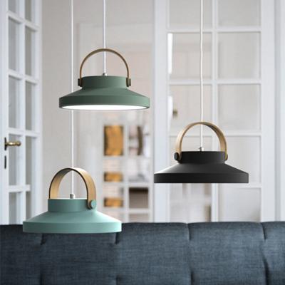 China Nordic Pendant Lamp For Bedroom Dining Room Cille Scandinavian Wood Handle Pendant Light(WH-AP-349) for sale