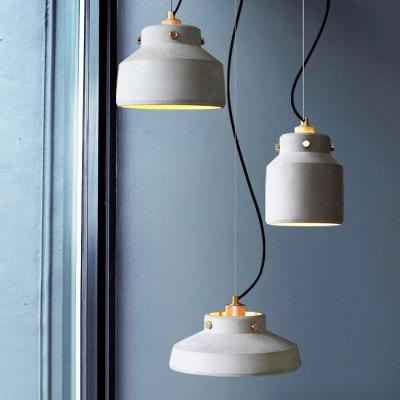 China Loft Antique Pendant Lights Staircase Home Rikard Scandinavian Unique Cement Pendant Light(WH-AP-353) for sale