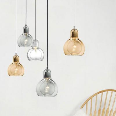 China Simple Pendant Light Decorative Home Kitchen Huldaru Contemporary Sophisticated Smoked Glass Pendant(WH-AP-360) for sale