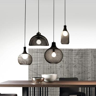 China Retro wind iron cage chandelier bar loft creative personality cafe bar window loft island chandelier(WH-VP-66) for sale