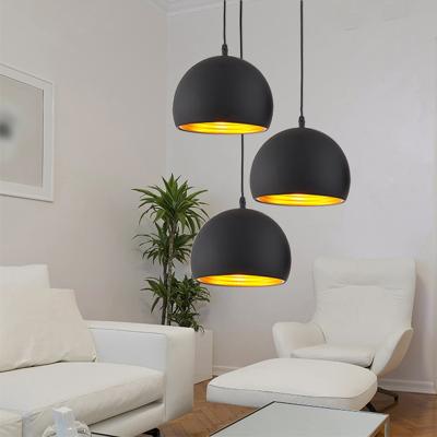 China Simple ball Pendant lights 20cm 25cm decorative E27 lamps Restaurant White black pendant lamp(WH-VP-96) for sale