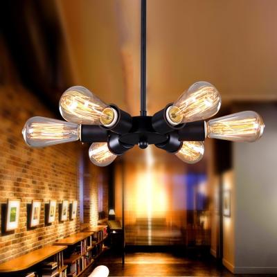 China Ferris wheel chandelier Vintage Metal Edison lighting American 6 lights sputnik chandelier(WH-VP-110) for sale