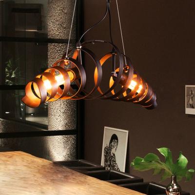 China Industrial American Loft Pendant Lamp Retro Iron Art Cafe Restaurant Dining Room Pendant Lamp(WH-VP-121) for sale