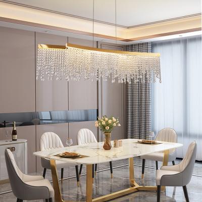 China Led Creative Crystal Chandelier For Dining Room Gold Design Hanging Lamp(WH-CY-172) for sale
