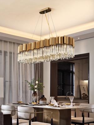 China Luxury Led Crystal Chandeliers Dining Room Creative Rectangle foyer chandelier(WH-CY-180) for sale