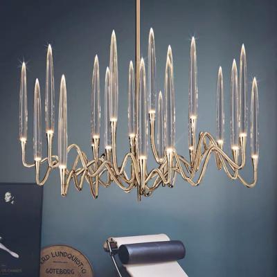 China Luxury large gold chandelier Lighting Living Room Led Shop European Candle Chandelier(WH-CY-187) for sale