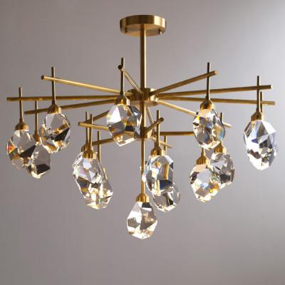 China Modern Diamond Crystal Chandelier In Living Room minimalist chandelier(WH-CY-193) for sale