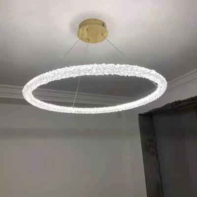 China Luxury Living Room Crystal Chandelier Modern Home Decor Circle bedroom chandelier(WH-CY-221) for sale