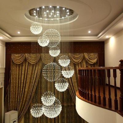 China Long Crystal Chandelier Lighting Lustres Lampadari Modern Stage hallway light(WH-NC-24) for sale