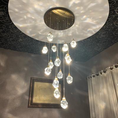China Modern diamond crystal pendant lights living dining room bedroom kitchen indoor lighting(WH-NC-44) for sale