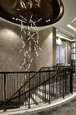 China Stair chandelier modern simple art living room creative Studio personality tree branch chandelier(WH-NC-79) for sale