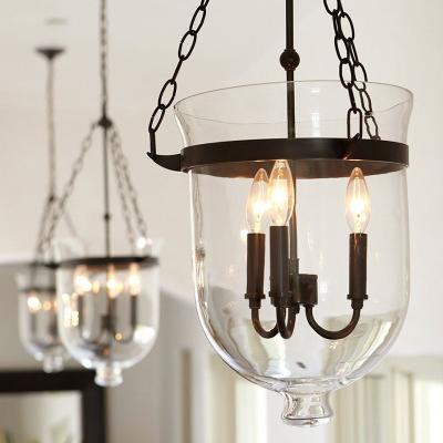 China Vintage Glass Pendant Lamps Retro American Country Loft Iron Pendant Light(WH-CI-129) for sale