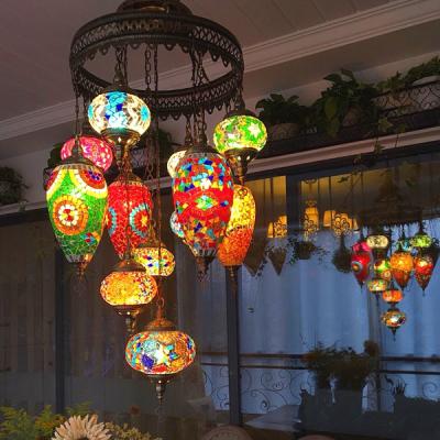 China Mediterranean retro Cafe lighting living room restaurant hotel Bohemian Chandelier（WH-DC-34) for sale