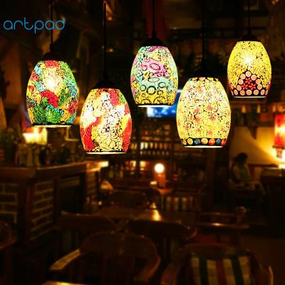 China Turkish Style Retro Vintage Pendant Light island lamp single glass pendant lighting(WH-DC-36) for sale