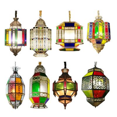 China Arab Style Moslem Led Metal Glass Lighting Vintage Decor Pendant Light(WH-DC-45) for sale