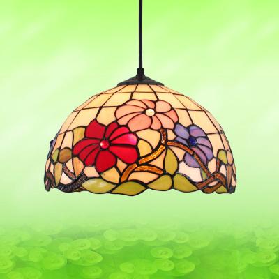 China Mediterranean Tiffany Stained Glass Pendant Lights Vintage Hanging Lamp（WH-TF-22) for sale