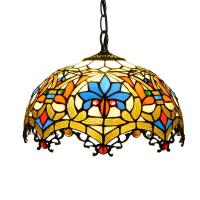 China European creative colored glass retro restaurant Art Decor Chandelier(WH-TF-31) for sale
