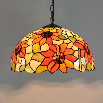 China 8 Inch American Stained Glass Chandelier Tiffany Style Restaurant Sink Bay Window Lighting(WH-TF-39) for sale