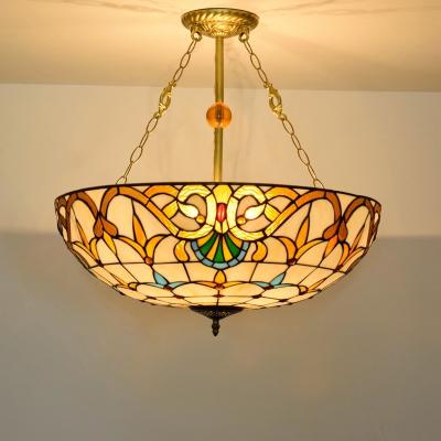 China European Style Tiffany Mediterranean Restaurant Bedroom Balcony Study Lamp kitchen island lighting(WH-TF-48) for sale