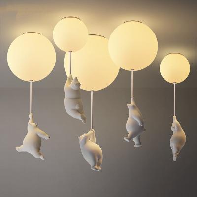 China Modern LED Ceiling Lights Warm Cartoon Bear Ceiling lamp for Kids Rooms(WH-MA-135) for sale