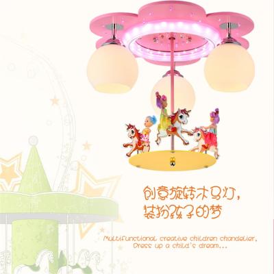 China Modern Pink Ceiling Lights Deco Living Room Children Cartoon Princess Chandelier(WH-MA-154) for sale