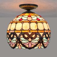 China European-Style Lovely Baroque Multi-Color Glass Restaurant Bedroom dining light hanging（WH-TA-29) for sale
