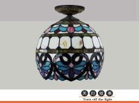 China European-Style Lovely Baroque Multi-Color Glass Restaurant Bedroom dining light hanging（WH-TA-29) for sale