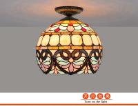 China European-Style Lovely Baroque Multi-Color Glass Restaurant Bedroom dining light hanging（WH-TA-29) for sale
