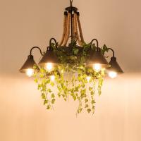 China Chandeliers Retro  Rope Chandelier Lamps American Country Restaurant Loft Ceiling Light(WH-VP-155) for sale