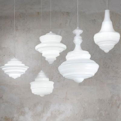China Nordic Kitchen Pendant Lights Art Deco Glass Lamps Glory Restaurant Hanging Lamp(WH-GP-31) for sale