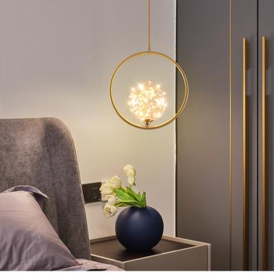 China Modern LED Pendant Lights Glass Light Fixtures Living Room Bedroom Hanging Lamps(WH-GP-44) for sale