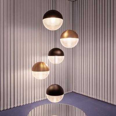 China Modern Pendant Lights Led Glass Ball Bedroom Bedside Nordic Hanging Lighting(WH-GP-47) for sale