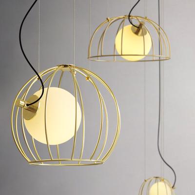 China Pendant Lights Modern Art Deco Chandelier For the Kitchen Master Bedroom Gold Pendant Lamp(WH-GP-51) for sale