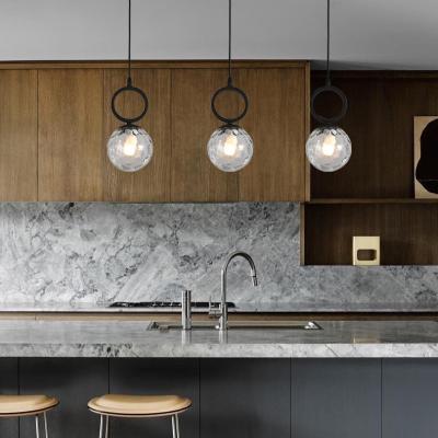 China Modern LED Glass Pendant Lights Hanging Lamps Living Room Light Fixture(WH-GP-62) for sale