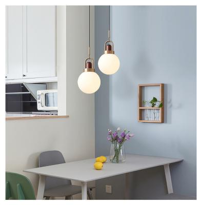China Glass Ball Pendant Lights for Kitchen Dining Room Hanging Lamps(WH-GP-65) for sale
