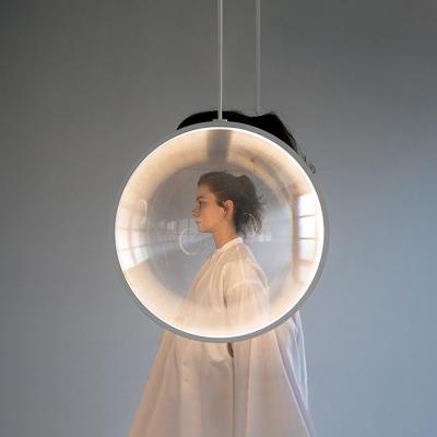 China Art Decor Nordic Designer Convex Lens Glass Led Pendant Lights(WH-GP-88) for sale