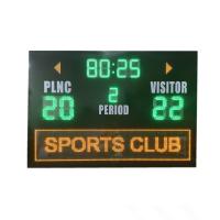 China LED Soccer Football Electronic Scoreboard 1950mm with 10inch 254mm Digit Height and Moving Sign for sale