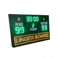 China Electronic Soccer Scoreboard with 10-inch 254mm and 8-inch 200mm DIP LED Digits, IP65 Waterproof, Wireless Control for sale